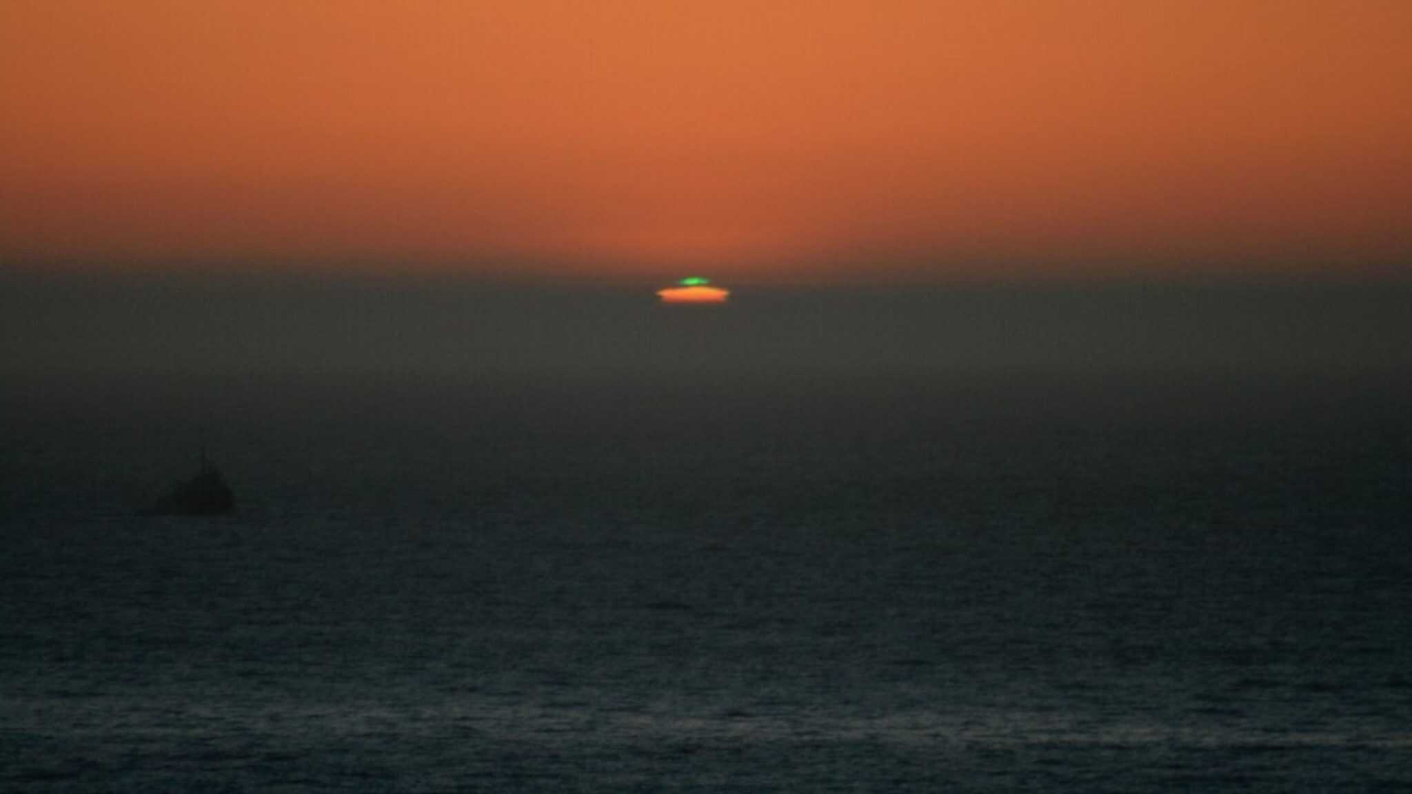 Raio verde: o raro fenômeno óptico que aparece no nascer ou no pôr do sol