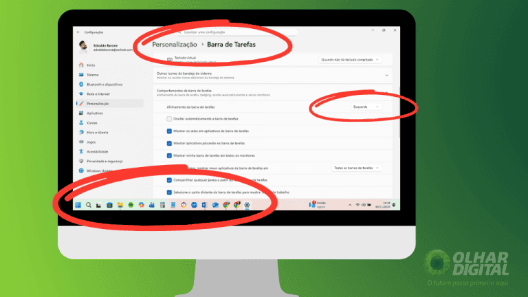 Como mudar o visual do Windows 11 e fazê-lo parecer o Windows 10