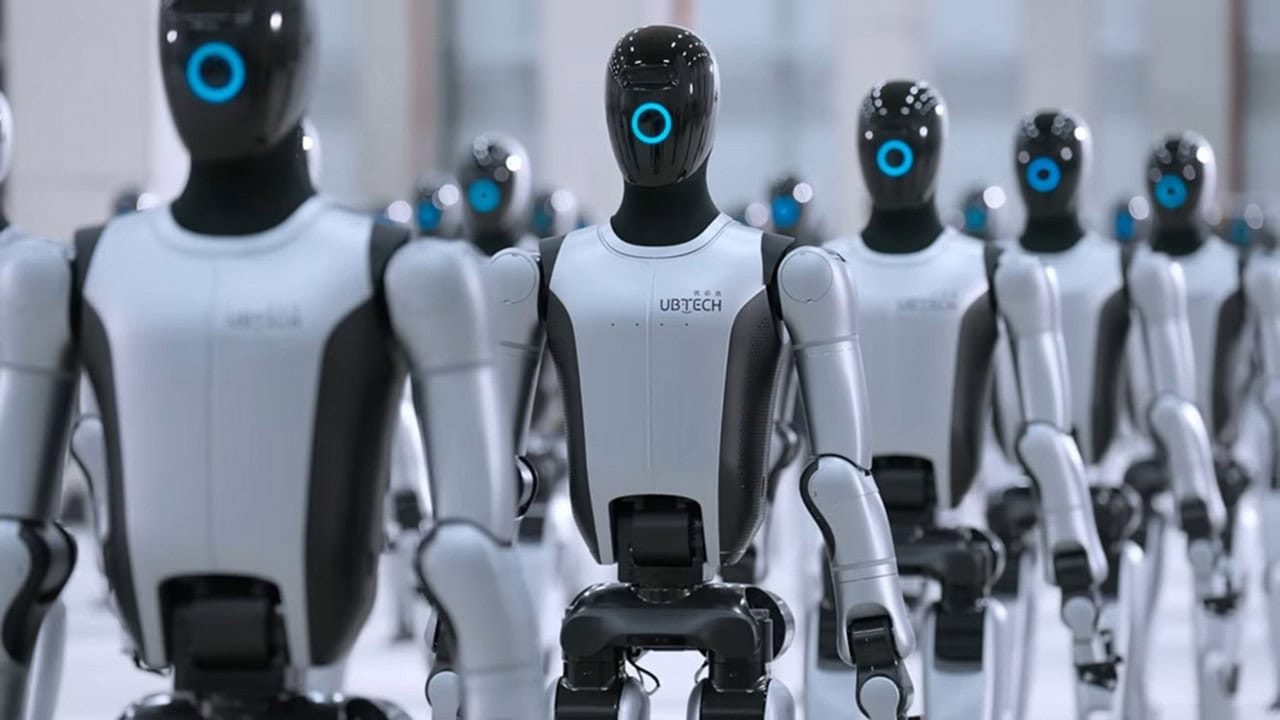 Assista: exército de robôs humanoides vira realidade na China