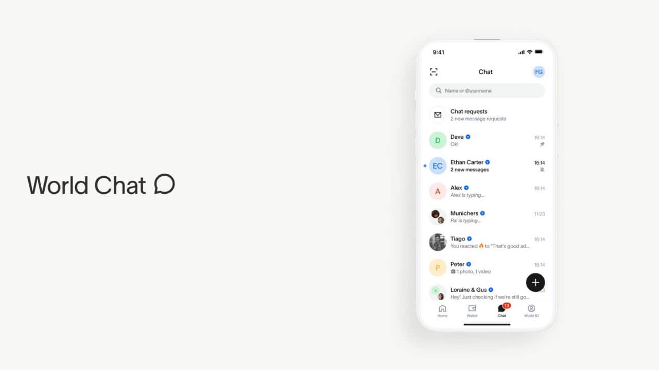World lança app com chat, pagamentos em cripto e verificação de humanos