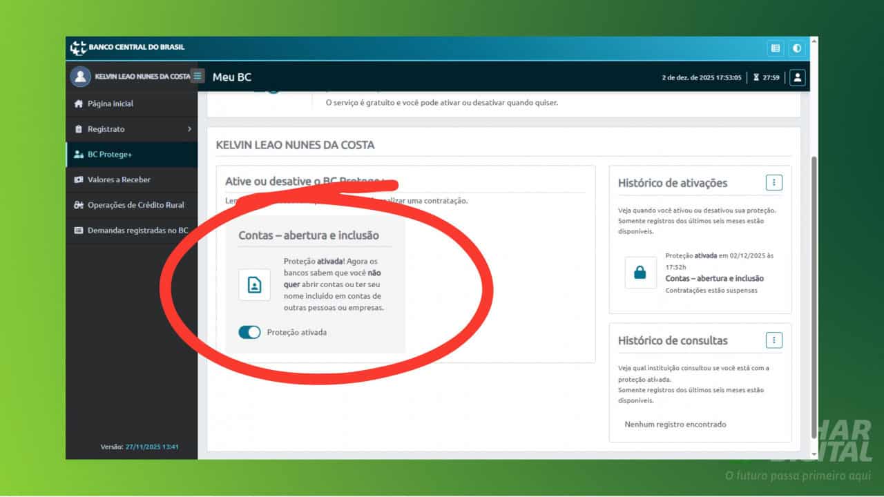 BC Protege: como impedir que abram uma conta no seu nome