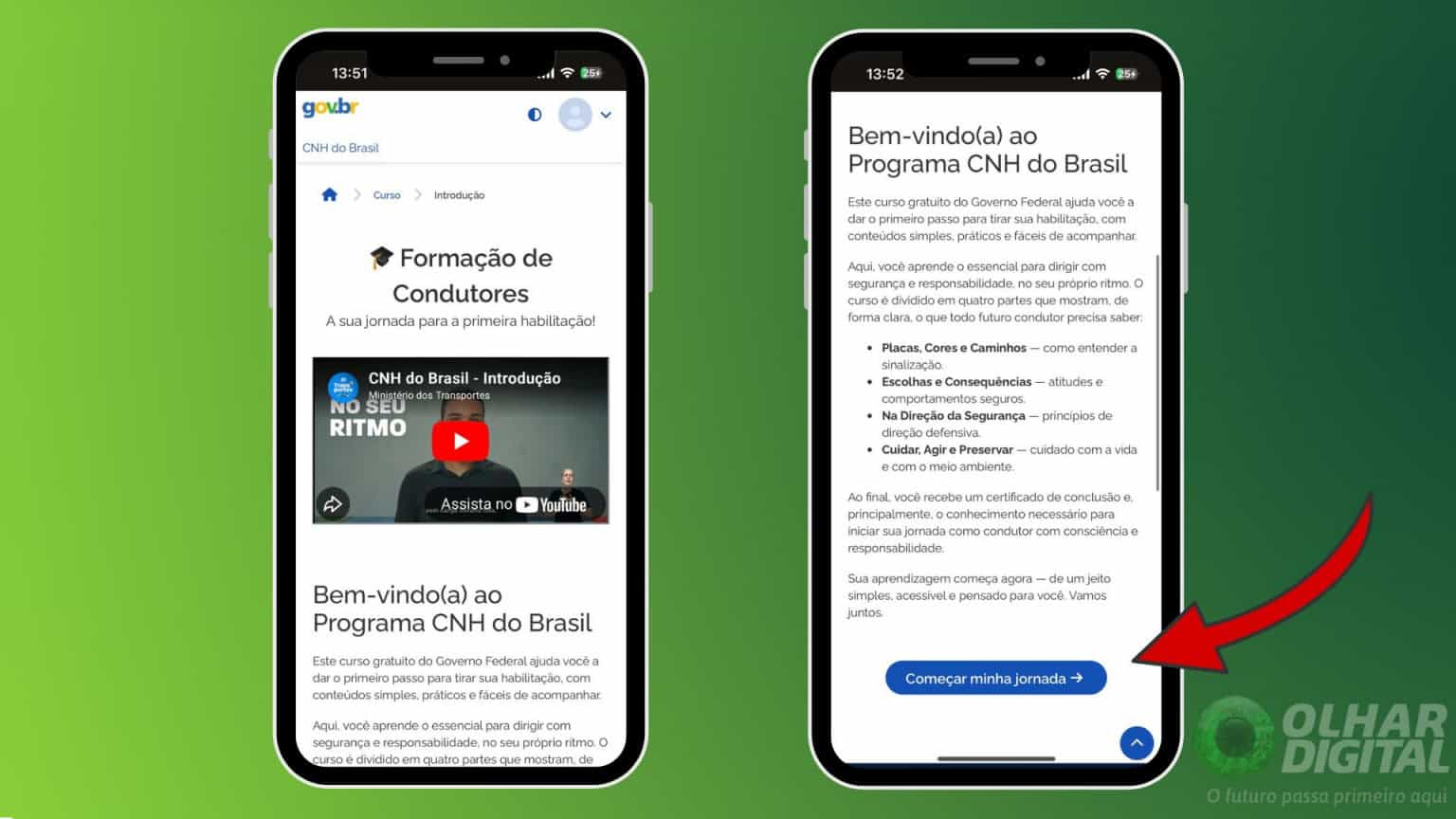 CNH do Brasil: como fazer o curso teórico gratuito pelo celular