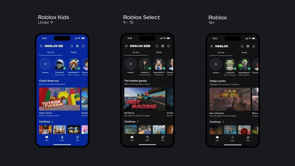 Roblox cria versões por idade e reforça controle parental