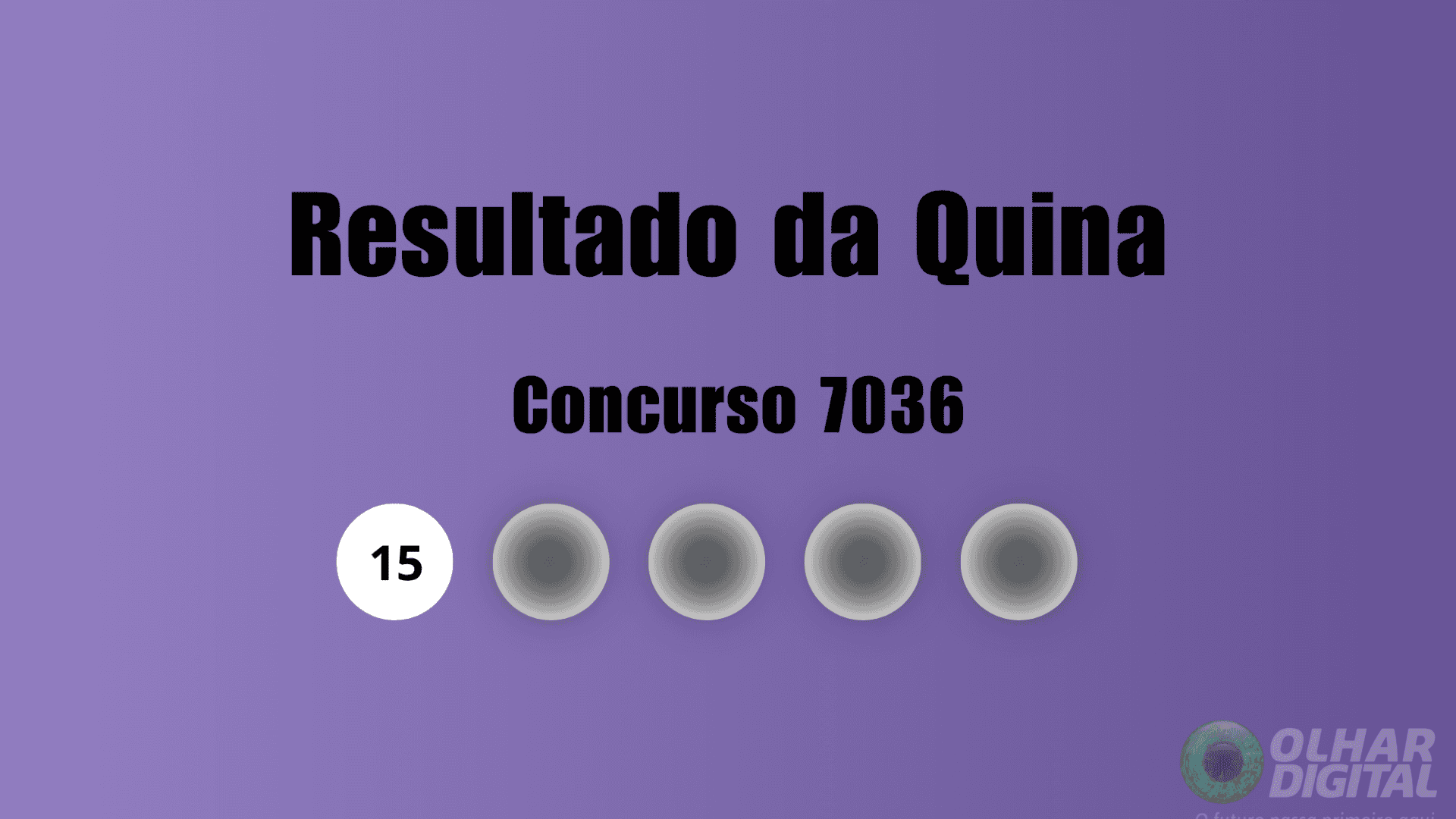Quina hoje: veja números e ganhadores do concurso 7036 (27/05)
